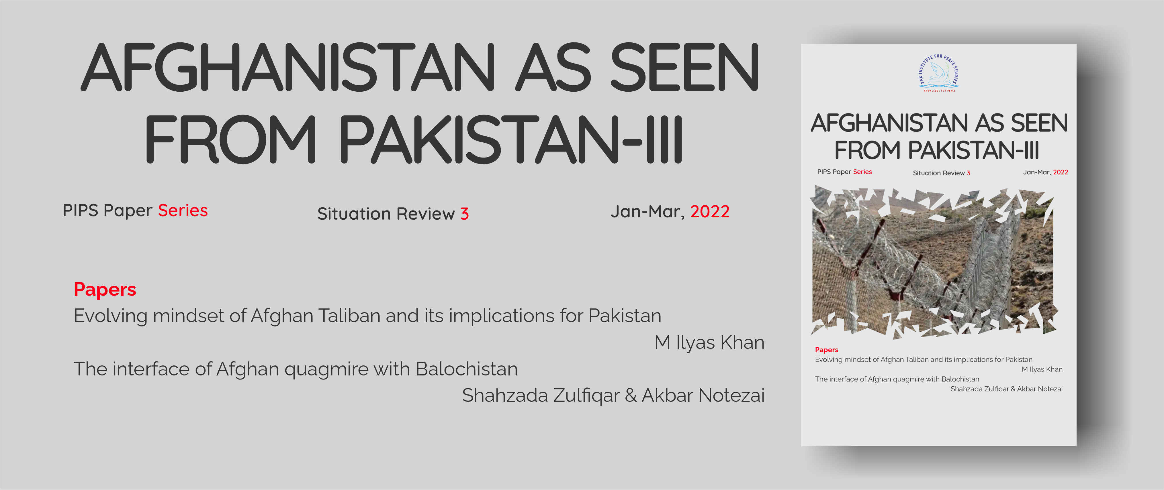 Pak Institute For Peace Studies Pvt Ltd. (PIPS) – An independent think-tank